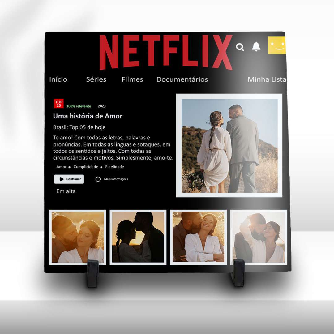 Azulejo – Netflix – Canecas da Bahia Personalizados